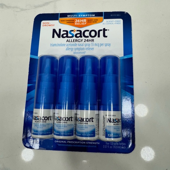 Nasacort | Other | Lot Of 3 Nasacort 24 Hour Allergy Relief Nasal Spray ...